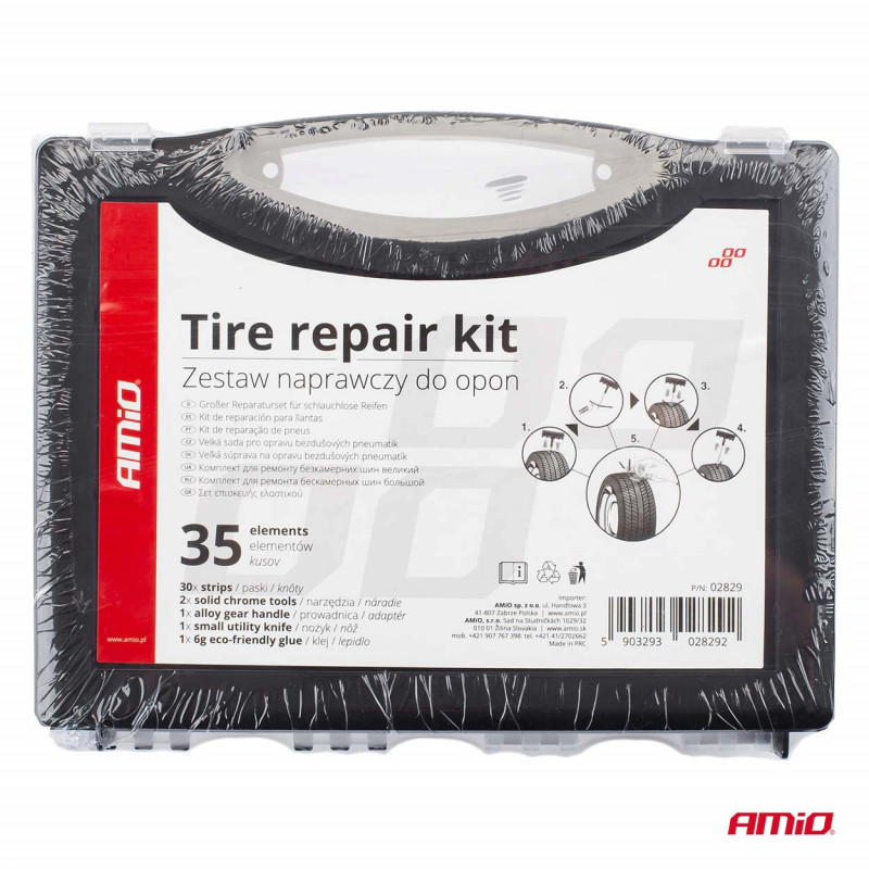Kit de reparación universal de neumáticos para coche